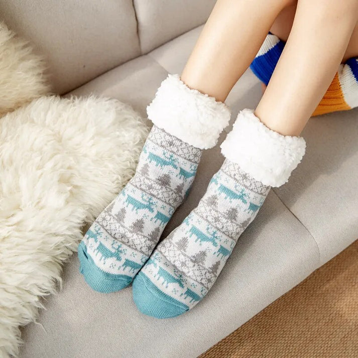 Flauschige Plüsch Wintersocken günstig online kaufen / Minikauf.ch